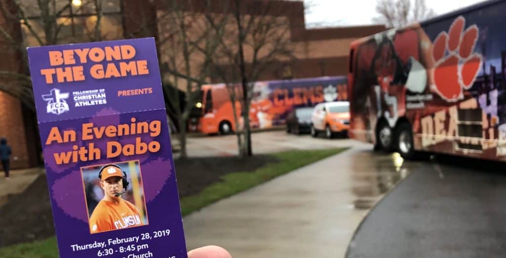 3 Leadership Lessons from An Evening with Dabo · DickersonBakker